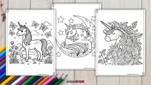 54 Unicorn Coloring Pages PDF Free Printables Collection – Paige Simple